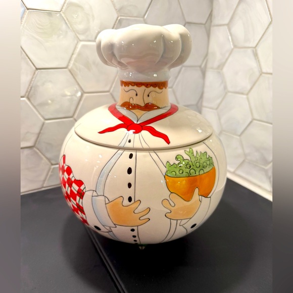 bella casa by ganz | Kitchen | Bella Casa By Ganz Fat Chef Cookie Jar ...
